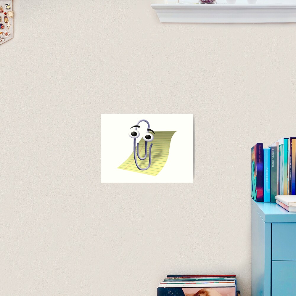 "Clippy | Office Assistant" Poster for Sale by Allampanato | Redbubble
