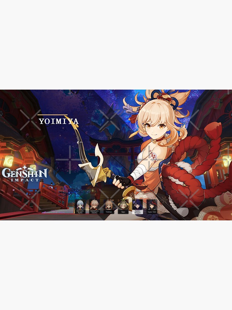 "Cover Yoimiya Genshin Impact-" Sticker for Sale by genshinwaifus ...