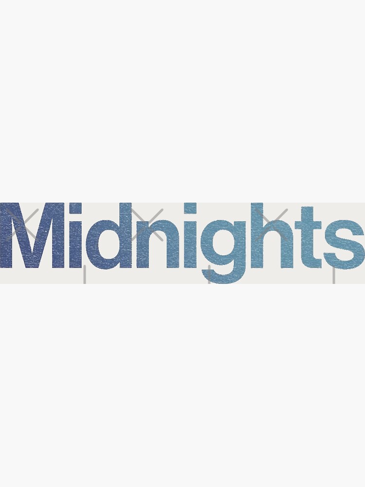"Midnights Logo" Poster for Sale by camdenflores | Redbubble