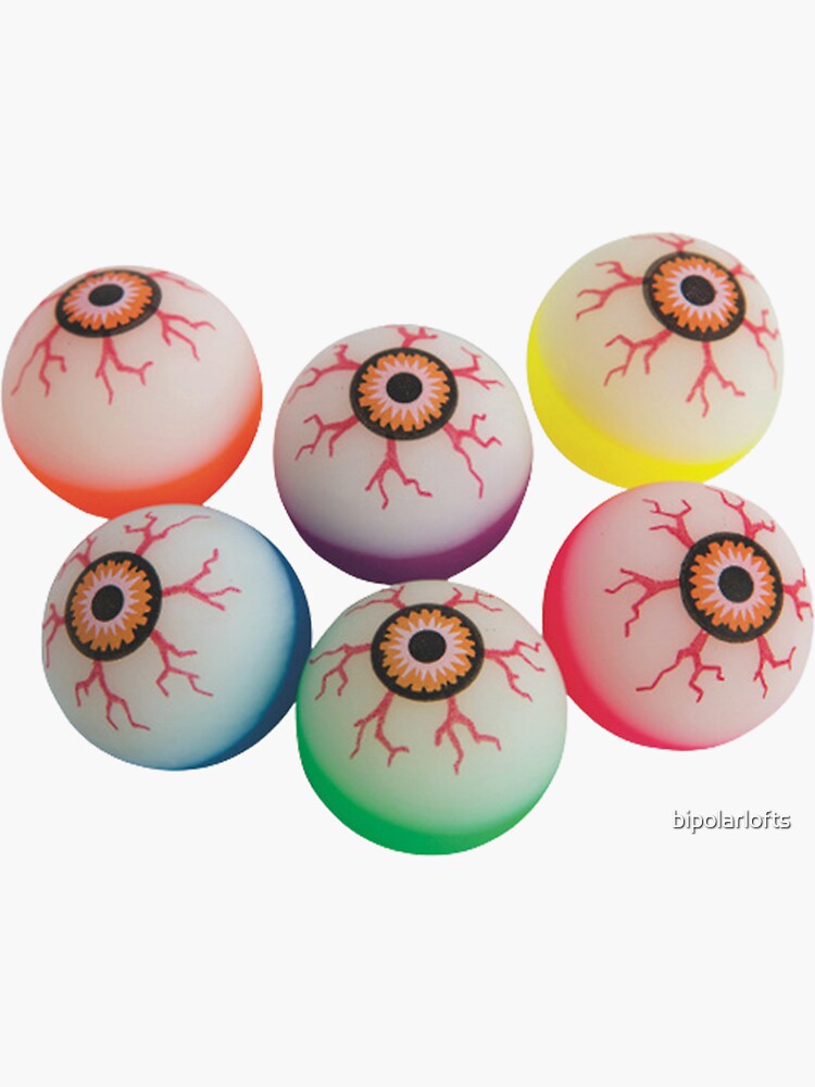 "Eyeball" Sticker for Sale by bipolarlofts | Redbubble