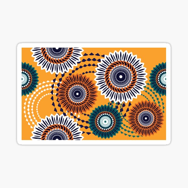 "African art " Sticker for Sale by CuteBeeDesign | Redbubble