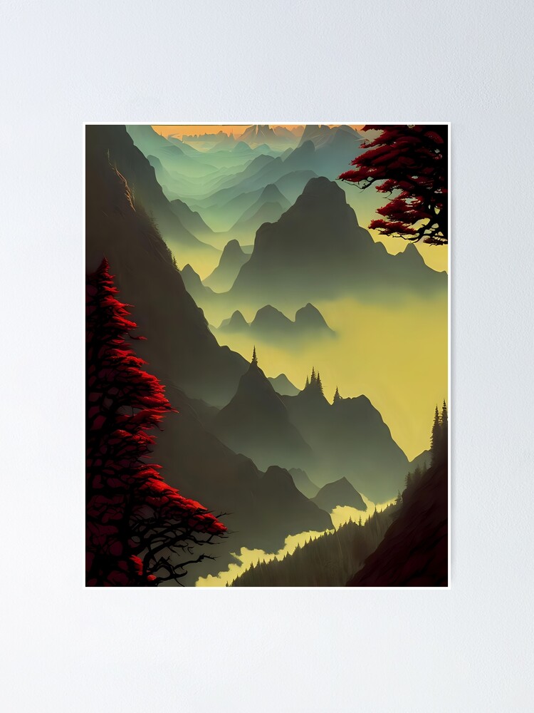 "Yellow valley" Poster for Sale by lallubhai | Redbubble