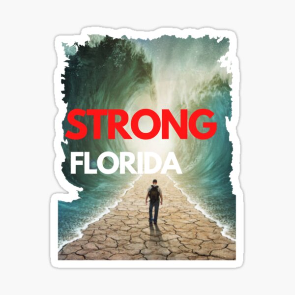 "Hurricane Ian. Florida Strong " Sticker for Sale by Kendaljayld ...