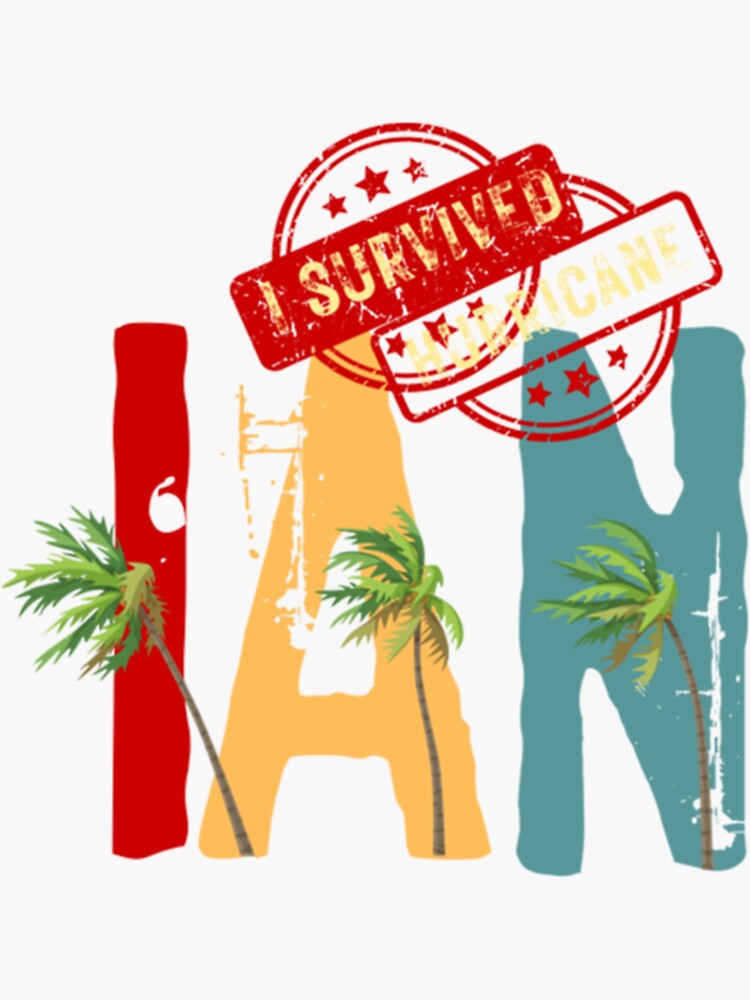 "Hurricane Ian " Sticker for Sale by Kendaljayld | Redbubble