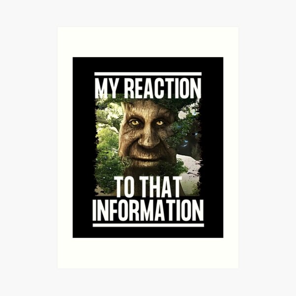 "Wise Mystical Tree Face - My reaction to that information Old Mythical ...