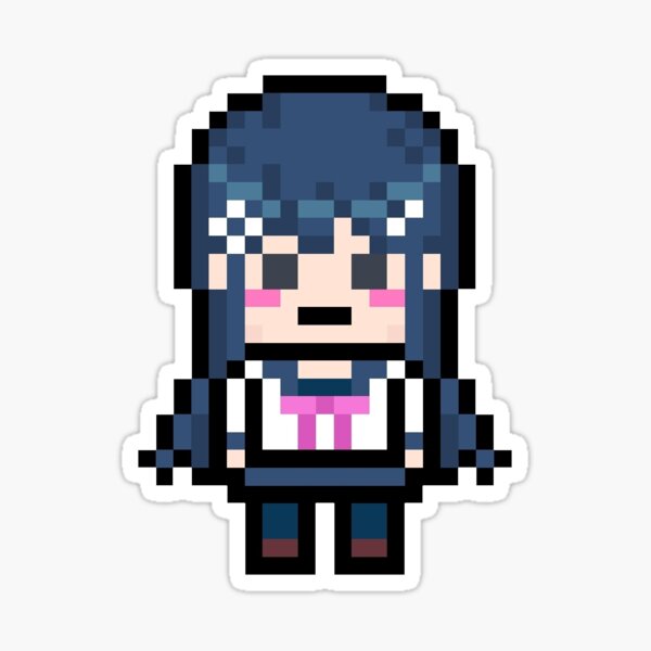 "Pixel Sayaka Maizono " Sticker for Sale by Something-Artz | Redbubble
