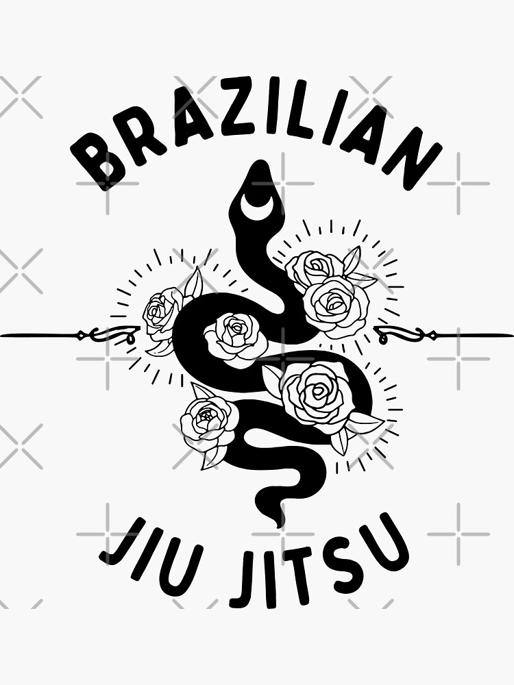 "Snake/Roses | BJJ | Brazilian Jiu Jitsu " Sticker for Sale by ...