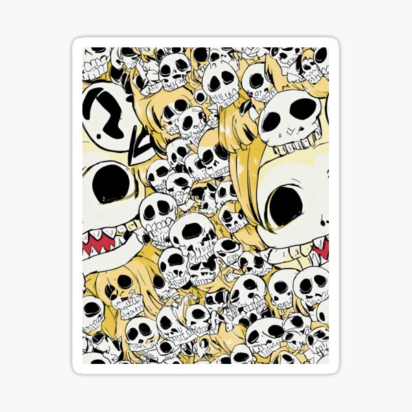"Bone heads" Sticker for Sale by Mori-Arty | Redbubble