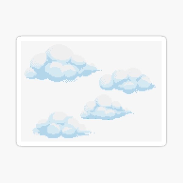 "blue clouds cute aesthetic sky" Sticker for Sale by Moranfri17 | Redbubble