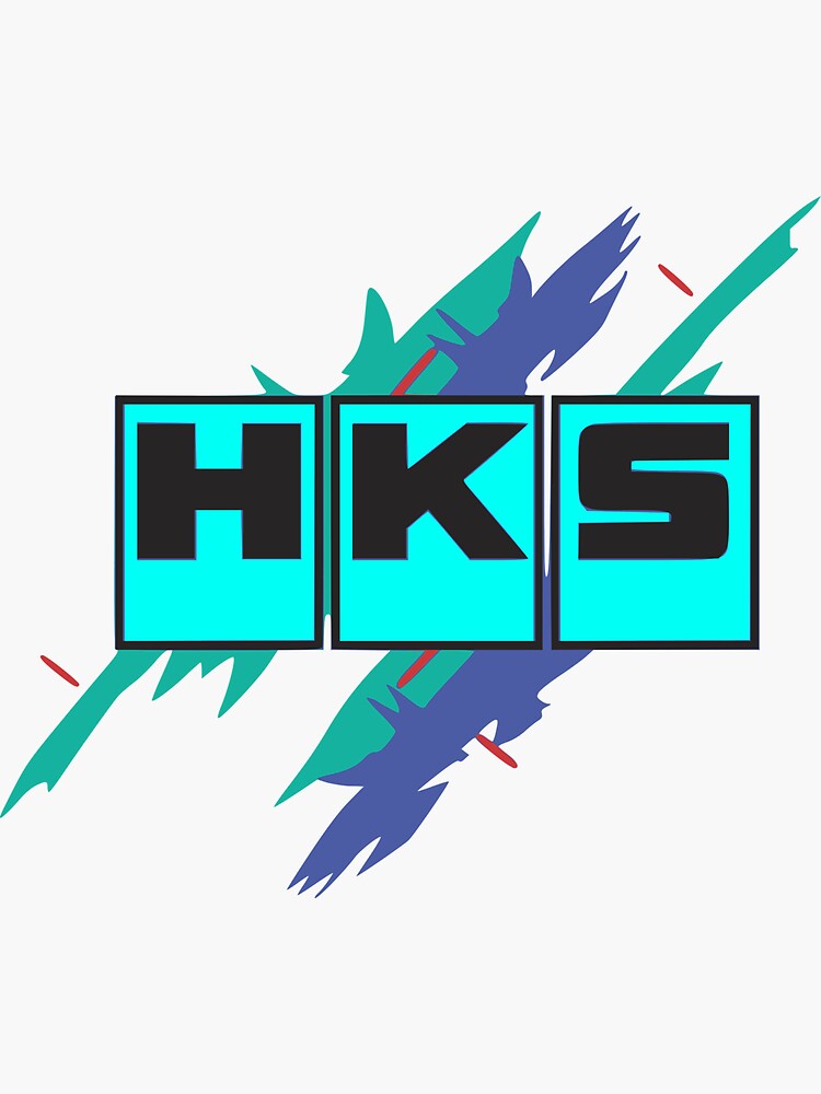 "HKS" Sticker for Sale by shanilhasantha | Redbubble