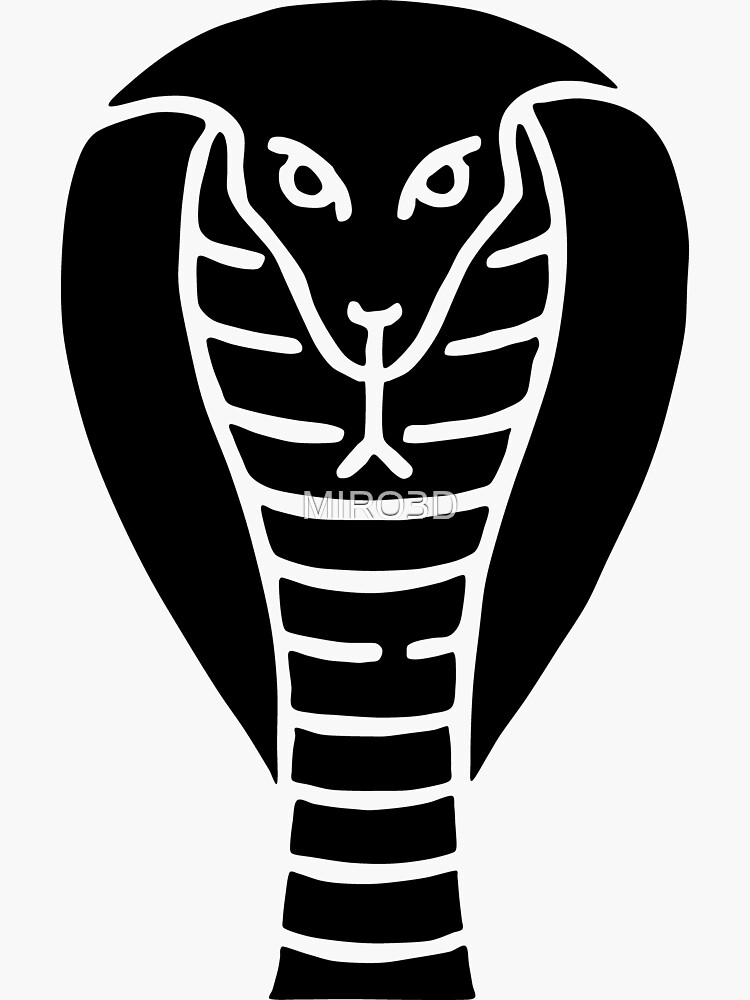 "Symbol of an Indian cobra snake, culture of India" Sticker for Sale by ...