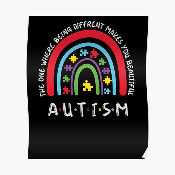 "autismo Spectrum Disorders 16" Poster for Sale by rainbowmamaa | Redbubble