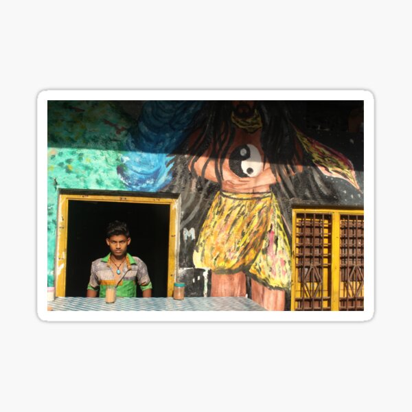 "Tea stall " Sticker for Sale by rainbowmamaa | Redbubble