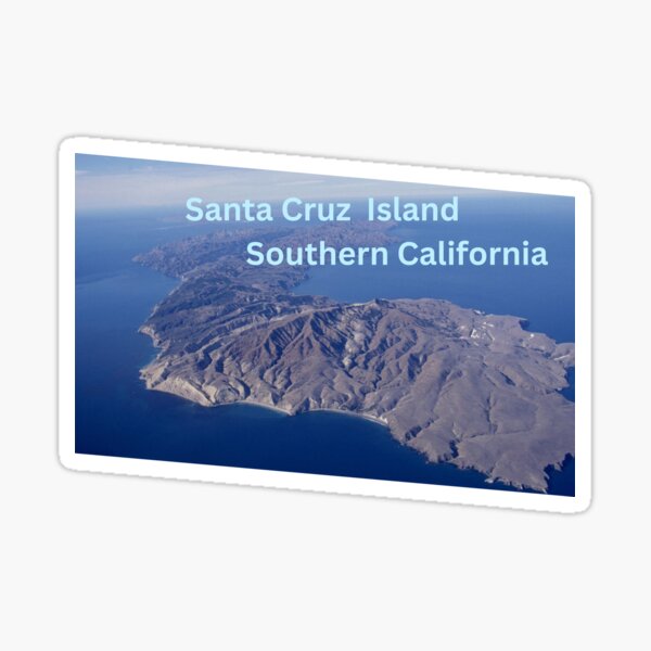 "Santa Cruz Island Southern California" Sticker for Sale by CaptJohnny ...