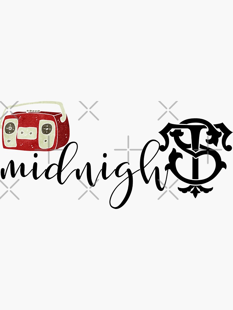 "Midnight" Sticker for Sale by no8design | Redbubble