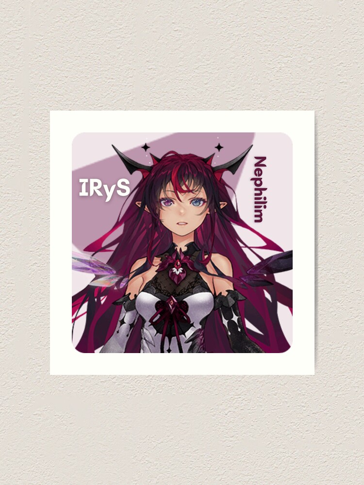 "IRyS Hololive Virtual Youtuber Nephilim Irystocrats Vtuber" Art Print ...