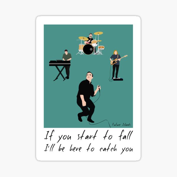 "Future Islands Sam Herring dancing - The Fountain" Sticker for Sale by ...