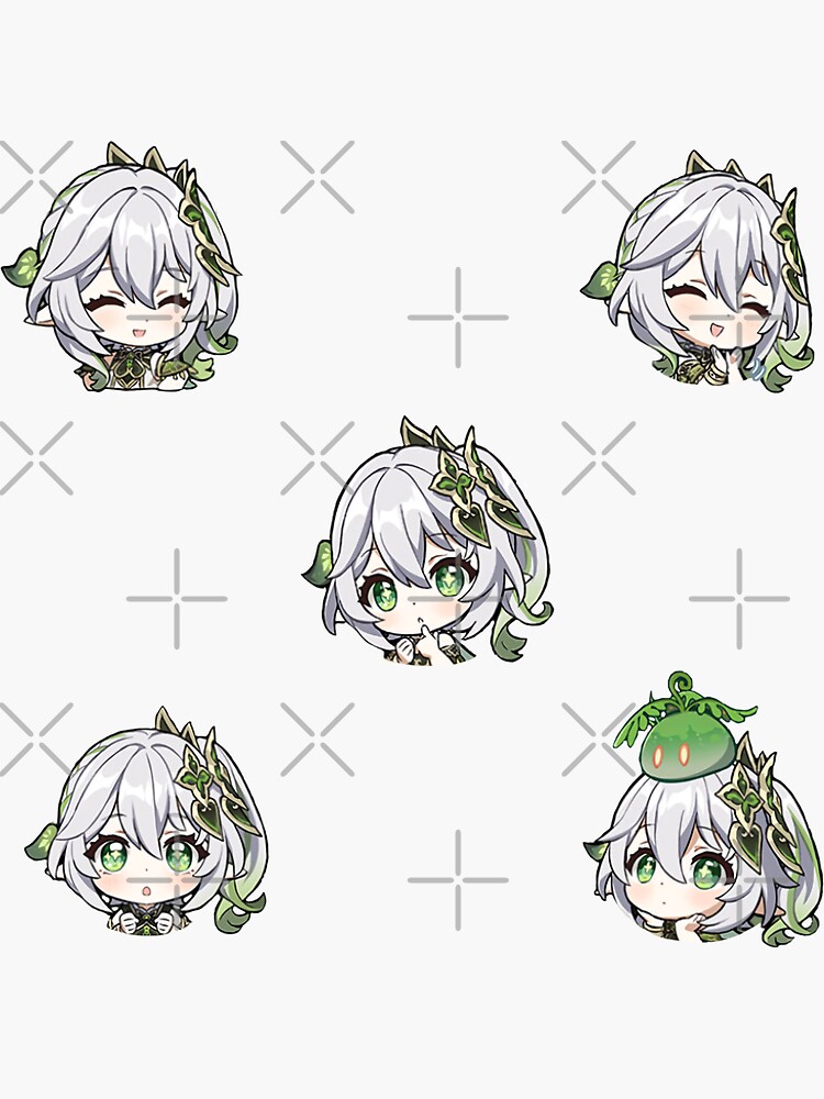 "Nahida Emote Pack" Sticker for Sale by kkkohi | Redbubble