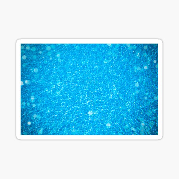 "Clear transparent pool water background" Sticker for Sale by dvoevnore ...