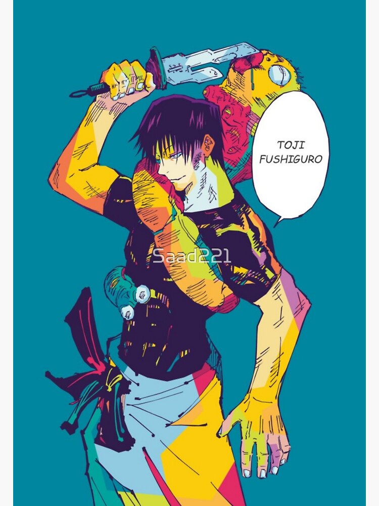 "Toji" Sticker for Sale by Saad221 | Redbubble