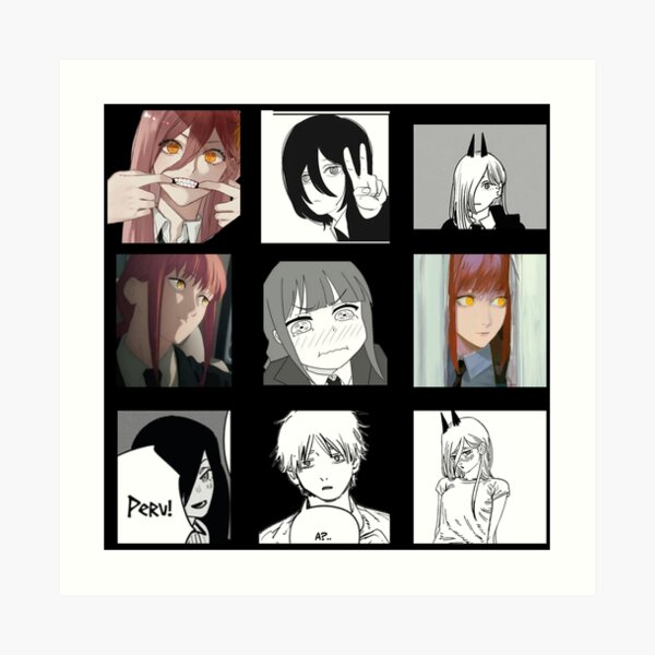 "Chainsaw Man Power Horror Manga Pack 22" Art Print for Sale by Mark ...