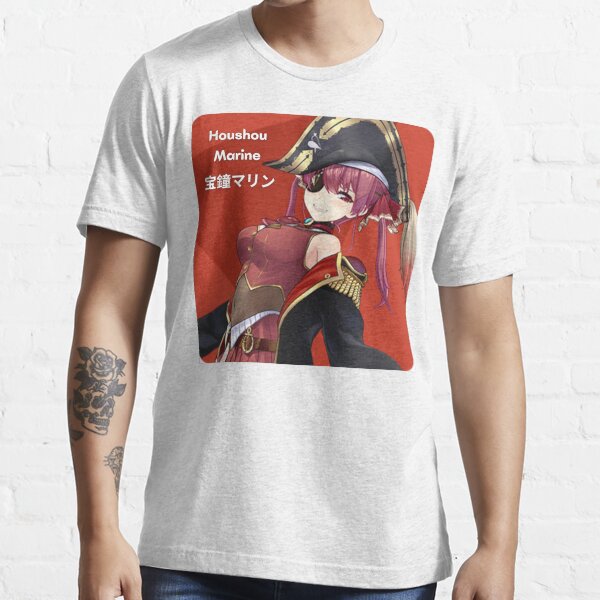"Houshou Marine Hololive Virtual Youtuber Vtuber 宝鐘マリン" T-shirt for ...