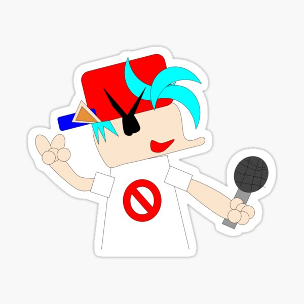 "Boyfriend from fnf " Sticker for Sale by PurpleKittyShop | Redbubble