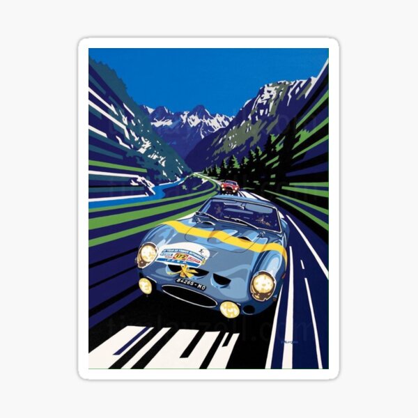 "Touring" Sticker for Sale by TacticTees | Redbubble