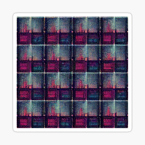 "Retro City Distortion" Sticker for Sale by BuraxisDesigns | Redbubble