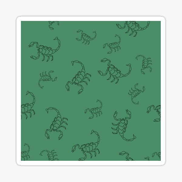 "Scorpions" Sticker for Sale by MyLuckyPrints | Redbubble