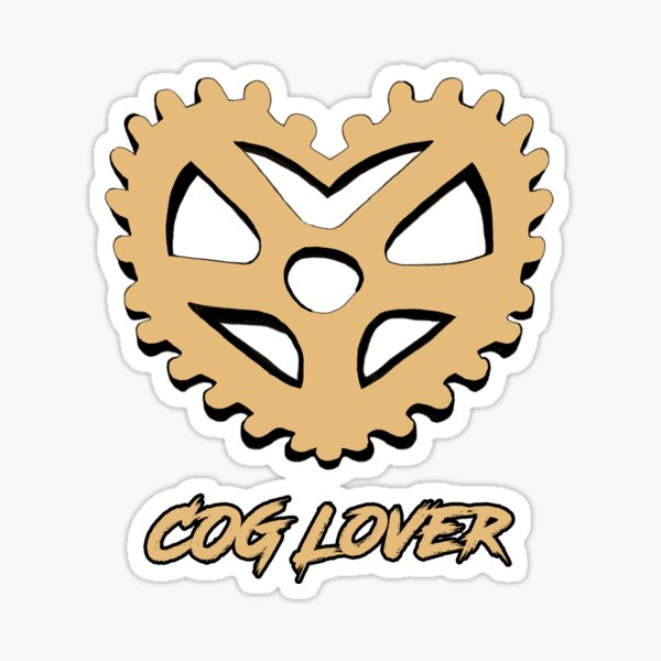 "Cog Lover" Sticker for Sale by trick-the-troll | Redbubble