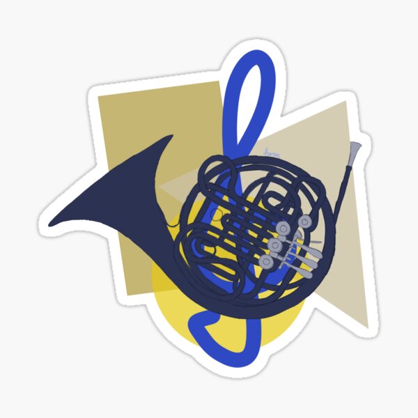 "Cute Cartoon Horn" Sticker for Sale by epi-the-star | Redbubble