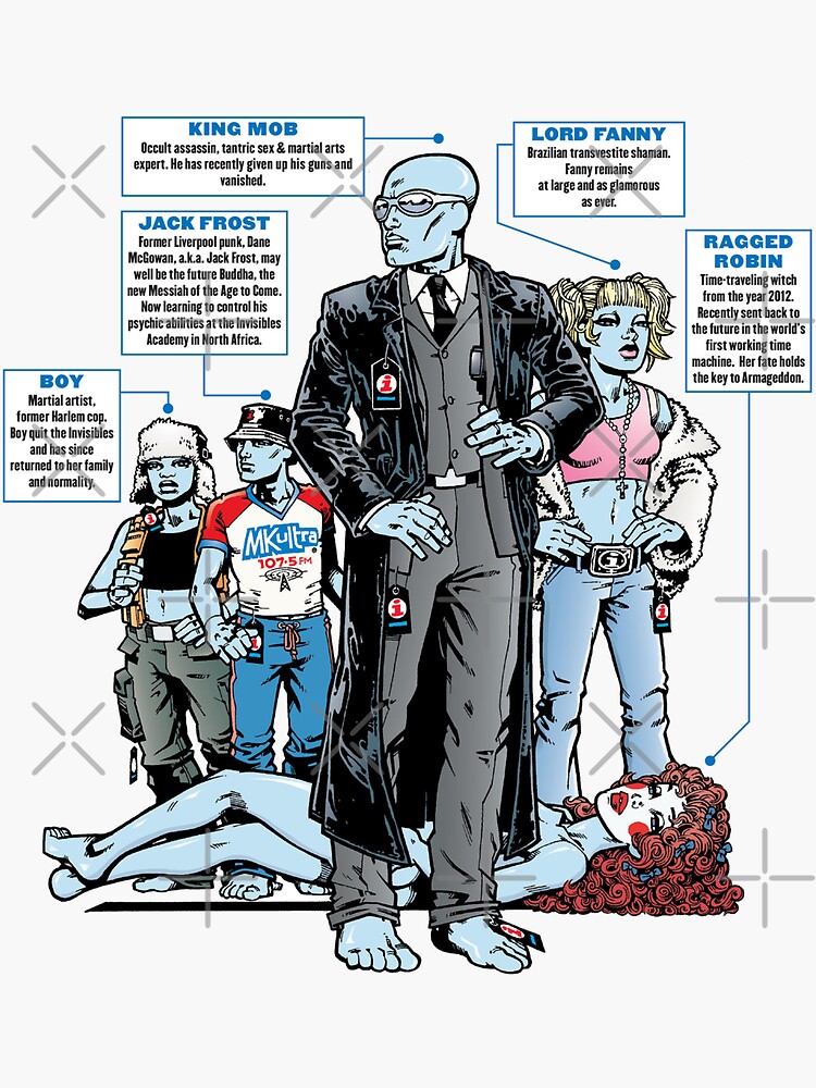 "the invisibles,invisibles,grant morrison,comic,character summary ...