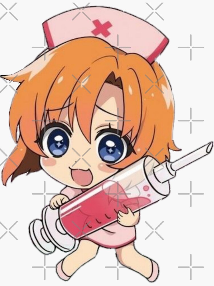 "Nurse rena ryuugu" Sticker for Sale by Rockstar345 | Redbubble