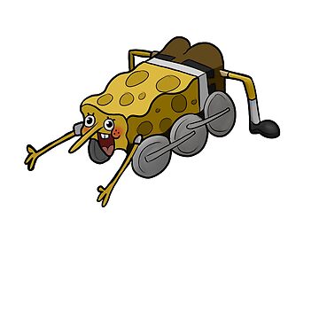 "Spongebob The the-train engine" Sticker for Sale by Logan Gillette ...