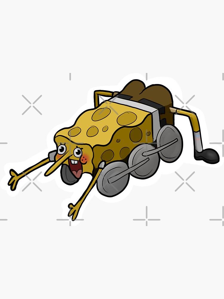 "Spongebob The the-train engine" Sticker for Sale by Logan Gillette ...