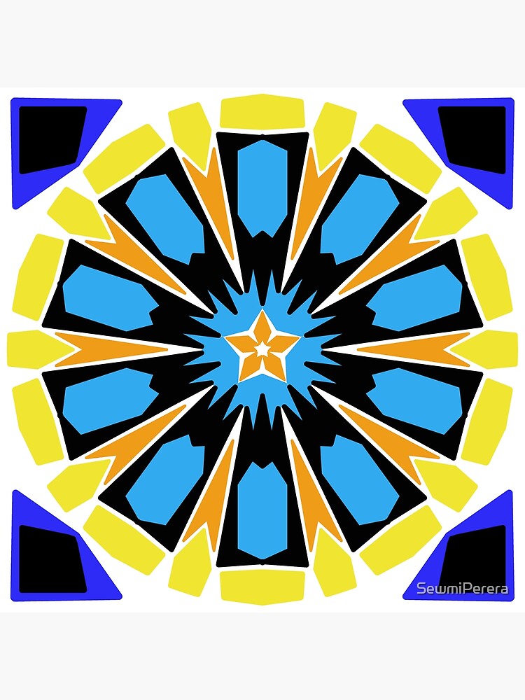 "Traditional zellige Moroccan design" Poster for Sale by SewmiPerera ...