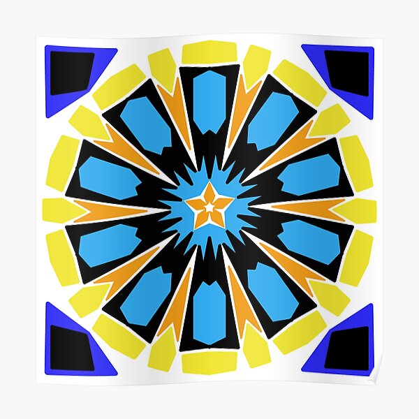 "Traditional zellige Moroccan design" Poster for Sale by SewmiPerera ...