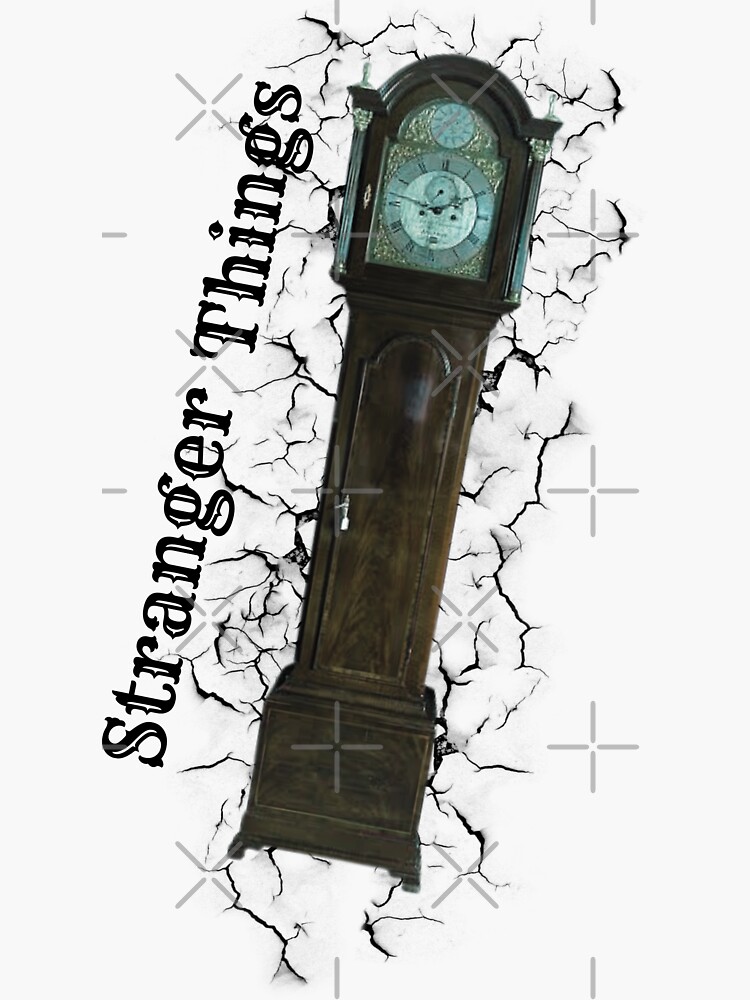 "stranger things - clock" Sticker for Sale by no8design | Redbubble