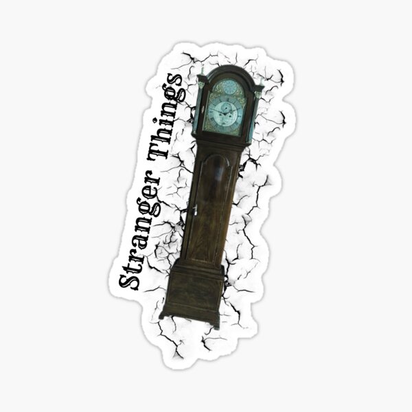 "stranger things - clock" Sticker for Sale by no8design | Redbubble