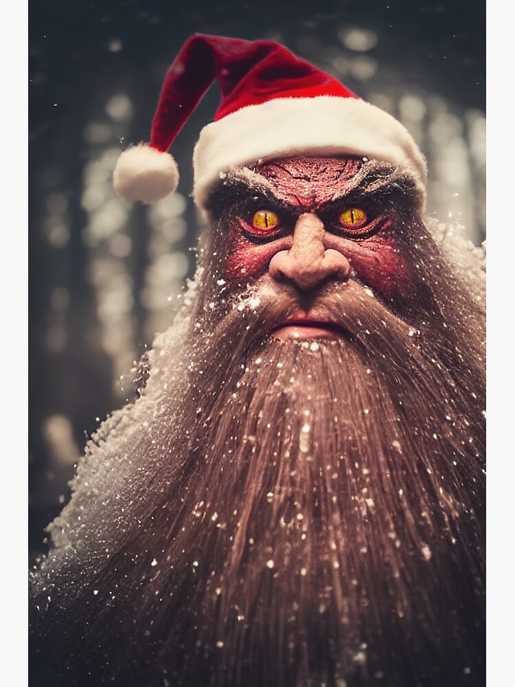 "Santa Troll wishes you a happy Christmas" Sticker for Sale by ...