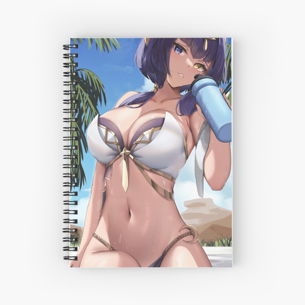 "Sweaty Bellybuttom Candace Genshin Impact" Spiral Notebook for Sale by genshinwaifus | Redbubble