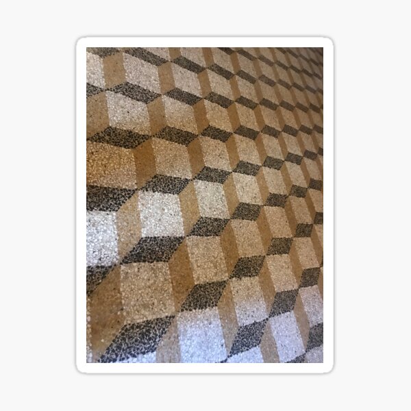 "Cubic Geometry" Sticker for Sale by MyInstantLife | Redbubble