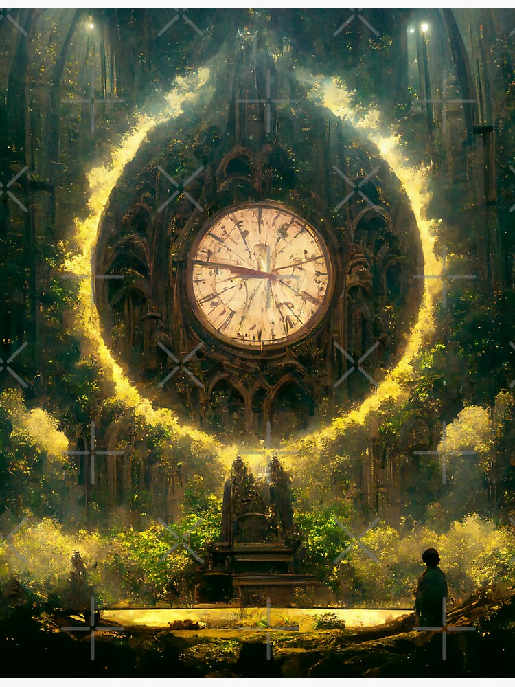 "The Eternal Clock" Sticker for Sale by TheHouseMaster | Redbubble