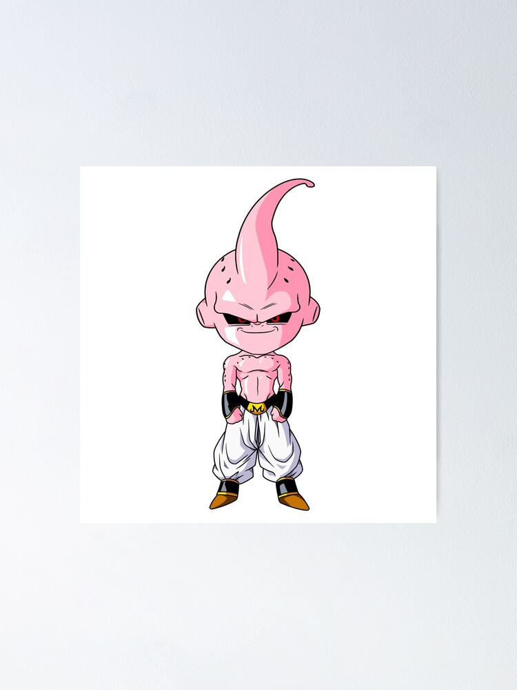 "Kid Buu Chibi " Poster for Sale by MalteseArtist | Redbubble