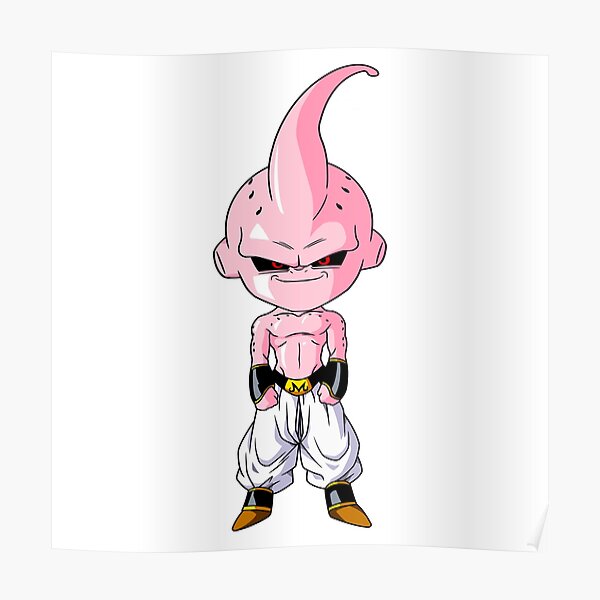 "Kid Buu Chibi " Poster for Sale by MalteseArtist | Redbubble