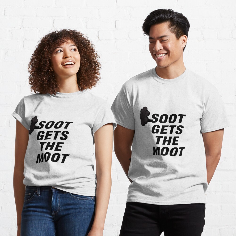 "Soot gets the moot" Sticker for Sale by CustomShirts | Redbubble