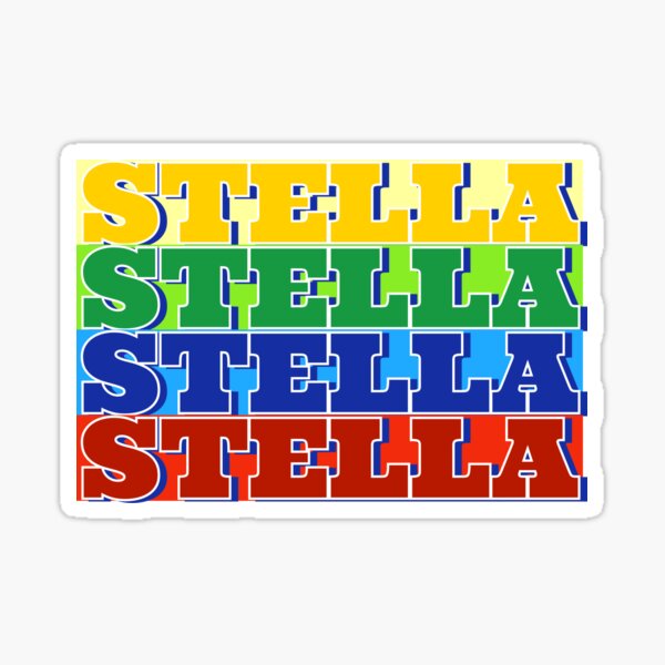"Stella name" Sticker for Sale by ALAEEDDINEBHM | Redbubble