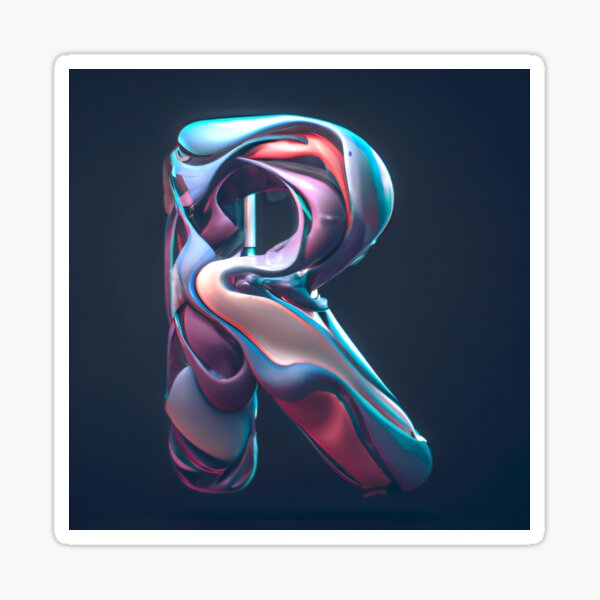 "An Amazing Letter R!" Sticker for Sale by WhiteCatGallery | Redbubble