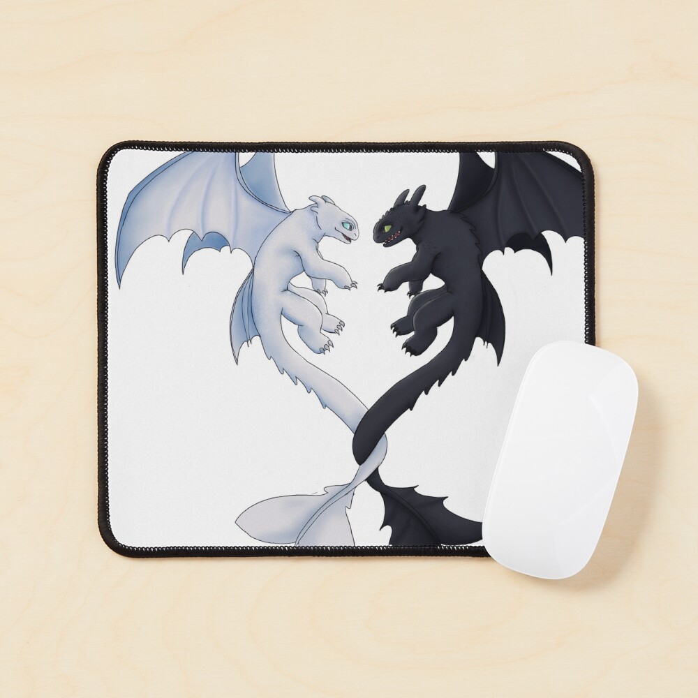 "Toothless and lightfury " Sticker for Sale by AutumnLegend | Redbubble